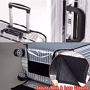 Yotako Clear PVC Suitcase Cover Protectors 30 Inch Luggage Cover Protectors for Wheeled Suitcase (30''(25.80''H x 20.50''L x 13.00''W))