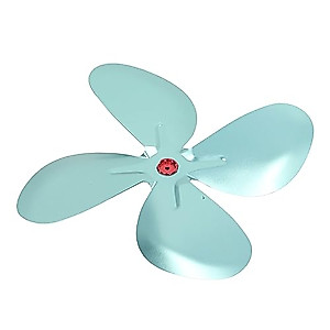 Stove Fan 4 Blades, Lightweight Energy Saving Fast Heat Dissipation Wood Stove Fan Blade Aluminum Alloy for Home Warm Air Circulation