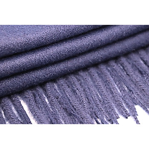 RIIQIICHY Scarfs for Women Fall Winter Navy Pashmina Shawls and Wraps for Evening Dresses Wedding Shawl Blanket Scarves
