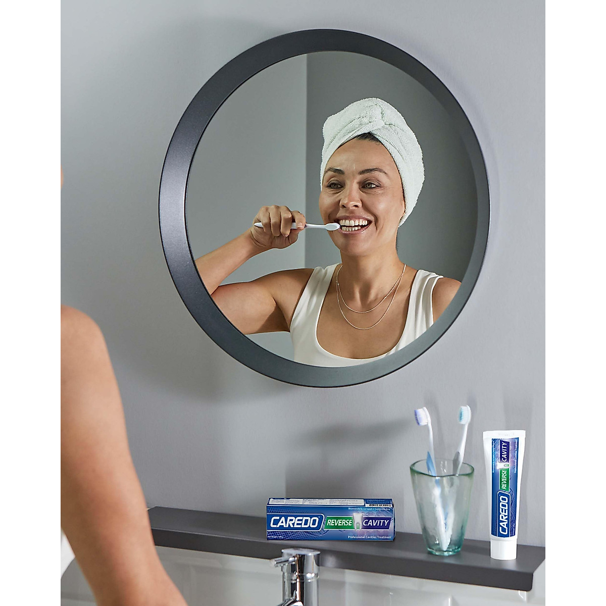 CAREDO Cavity Reversal Hydroxyapatite Toothpaste for Adults, Cavity Tooth Filler as Home Cavity Repair, Fluoride Free Reverse Cavities Treatment for Tooth Decay Repair, Remineralizing Repair 3.52OZ