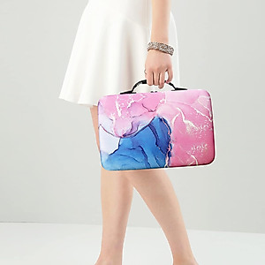 Muzagroo Art Diamond Painting Storage Case, 60 Slots Bead Portable Shockproof Organizer and Accessory Box with 5D Diamond Art Accessories and Tools Kits