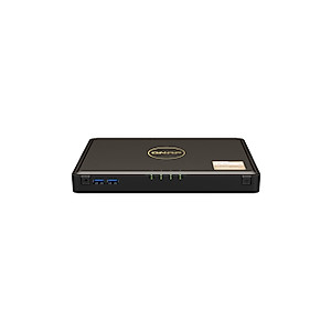 QNAP TBS-464-8G-US 4 Bay M.2 NVMe SSD NASbook Intel Celeron N5105/N5095 4-core CPU, 8GB DDR4 Memory, and 2.5GbE (1G/100M/10M) Network Connectivity (Diskless)