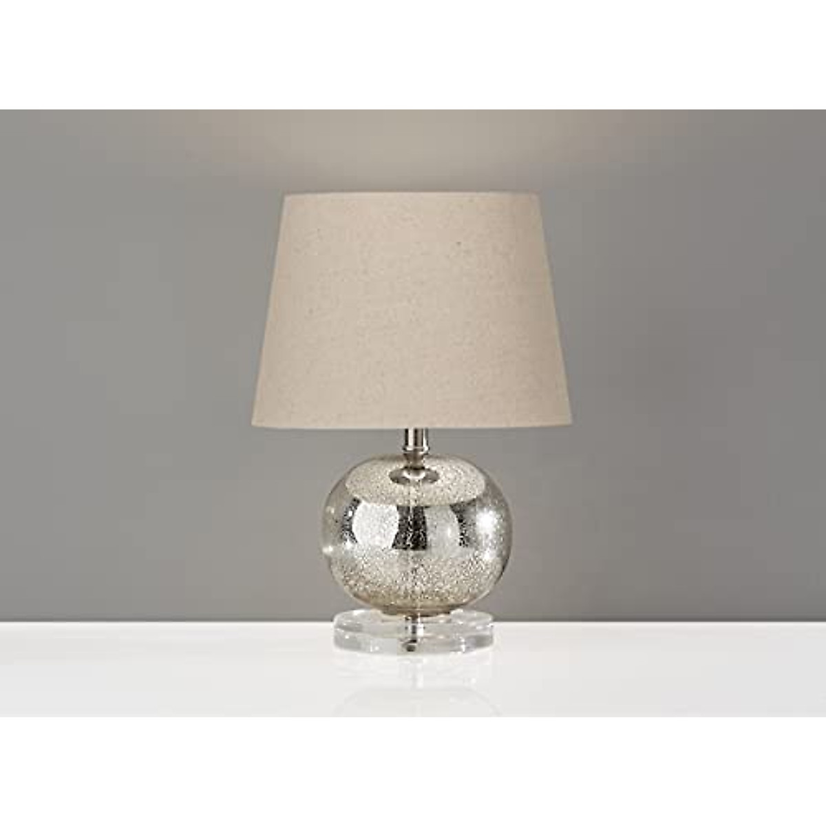 Adesso Simplee Globe Table Lamp Brushed Steel