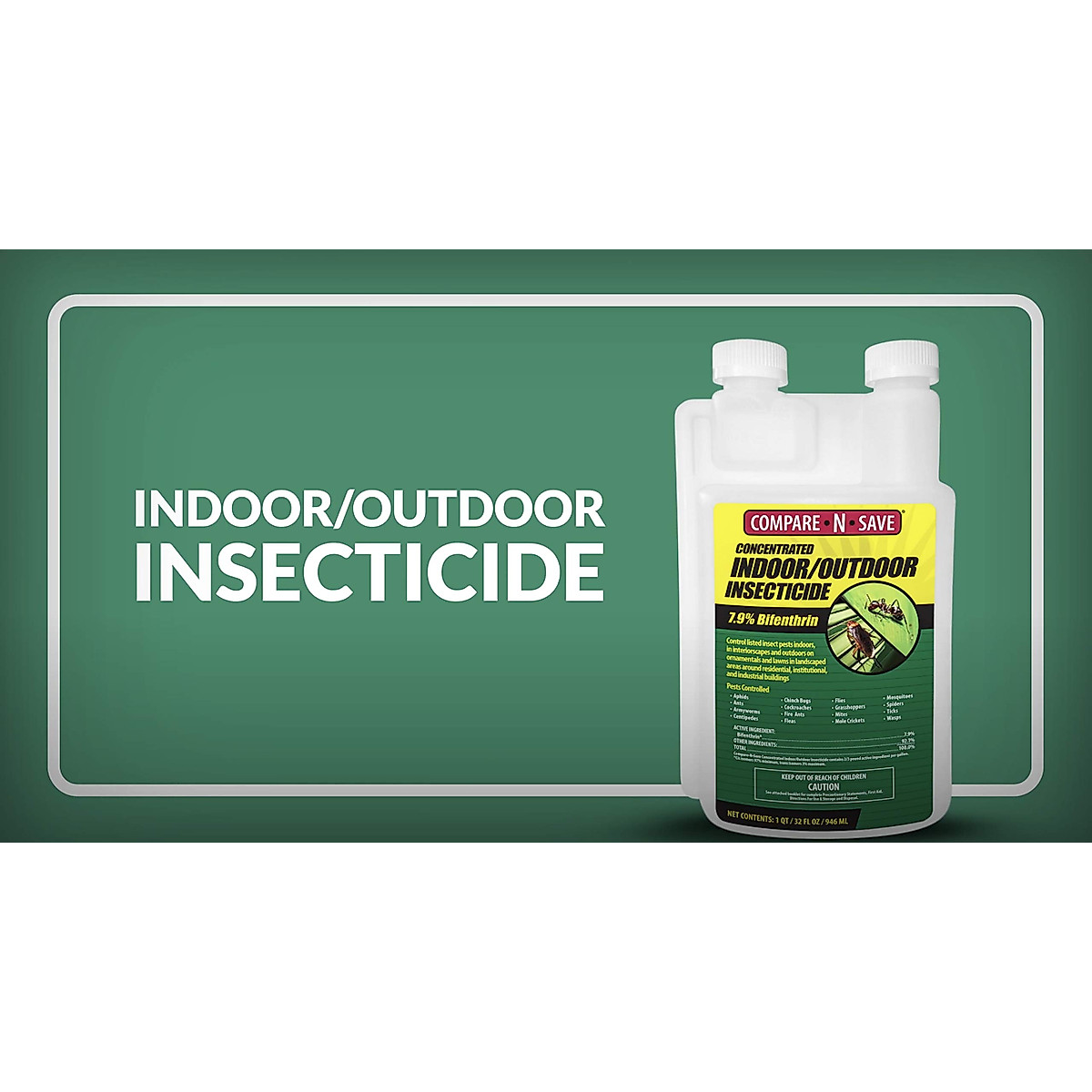 Compare-N-Save Concentrate Indoor and Outdoor Insect Control, 32-Ounce