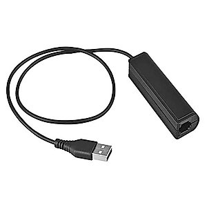 RJ9 Plug to USB Headset Adapter Compatible with Plantronics Jabra Sennheiser Wireless DECT Headsets for Use with Computers PC Laptop Mac Tablet Window Softphones Devices