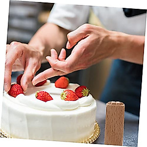 SEWACC 2pcs Seal Scrapbooking Stamps Scrapbook Tools Chocolate Molds Christmas Wooden Rubber Stamp DIY Dessert Maker Cake Stamp Traditional Chinese Stamp Cake Stampers Dessert Stamper Die