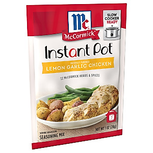 McCormick Instant Pot Lemon Garlic Chicken Seasoning Mix, 1 oz (Pack of 12)