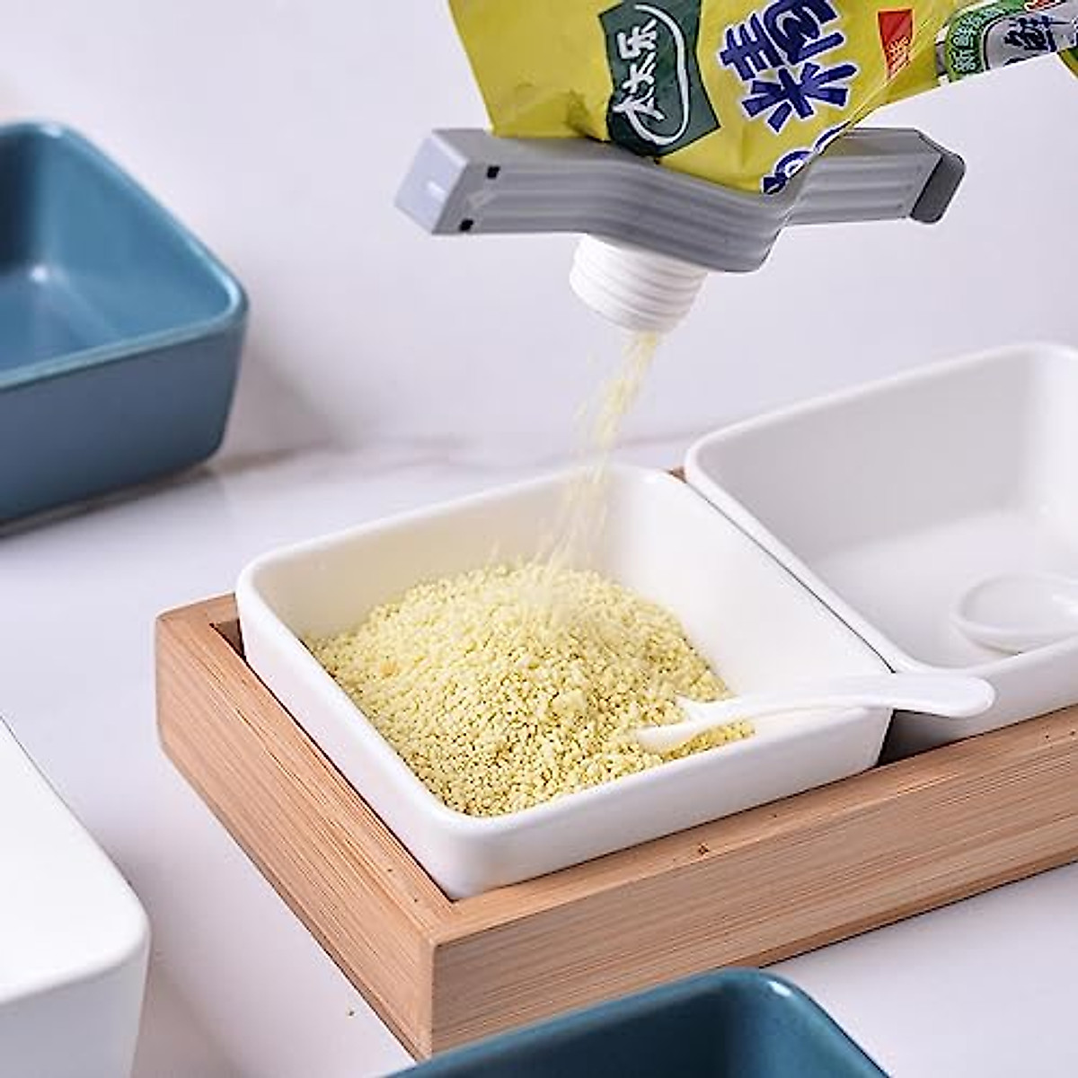 LLAVID Sealing clamp Discharge Nozzle Sealing Clip Snack Moisture-Proof clamp Food Bag Moisture-Proof clamp Food Fresh-Keeping Clip