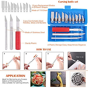 Rustark 40 Piece 3D Printer Accessories Tool Kit, Spatulas,Tweezers,File, Needles,Cutting Mat and More 3D Printing Tools for Removal, Clean-up, Finish 3D Printers
