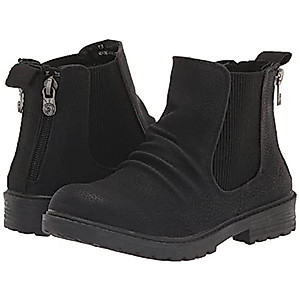 Blowfish Malibu Kids Girls Redsen-k Chelsea Boot, Black Saddlerock, 2 Little Kid