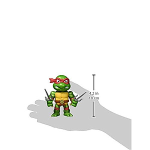 Jada Toys "Teenage Mutant Ninja Turtles 4"" Raphael Die-cast Figure, Toys for Kids and Adults, red