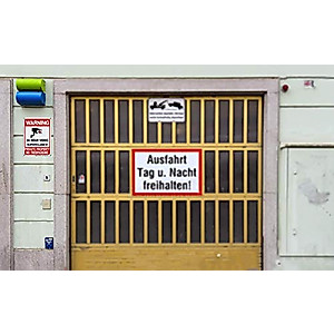 Large No Trespassing Signs Private Property Metal,Warning 24 Hour Video Surveillance Sign 10x14 Aluminum UV Printed,Durable/Weatherproof Up to 7 Years Outdoor for Home and Business (2-Pack)