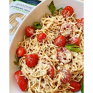 LIVIVA Organic Soybean Spaghetti, Plant-Based Protein Pasta, High in Fiber, Non-GMO, Gluten Free and Keto Certified, 7.05 Ounce (Pack of 6)