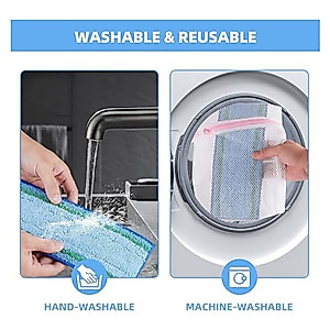 BOYWITHUKE Mop Pad Compatible for IRobot Braava Jet M6 Series Ultimate Robot Mop Washable and Reusable Robot Wet Mopping Pad Replacement Parts (Color : 4PCS)