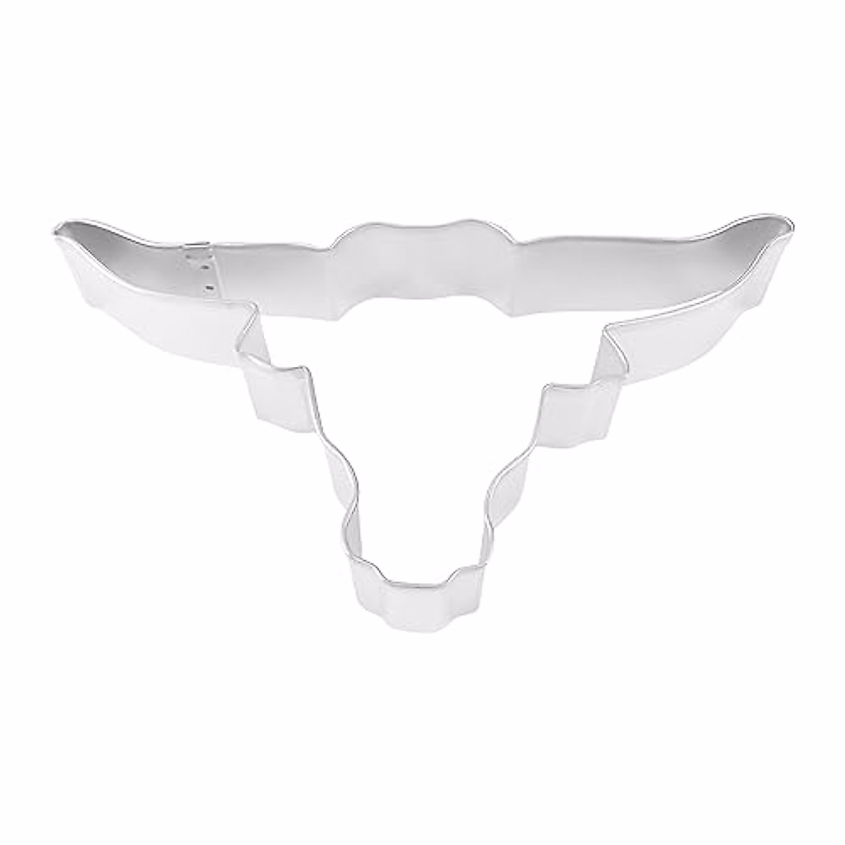 R&M Longhorn 6" Cookie Cutter in Durable, Economical, Tinplated Steel