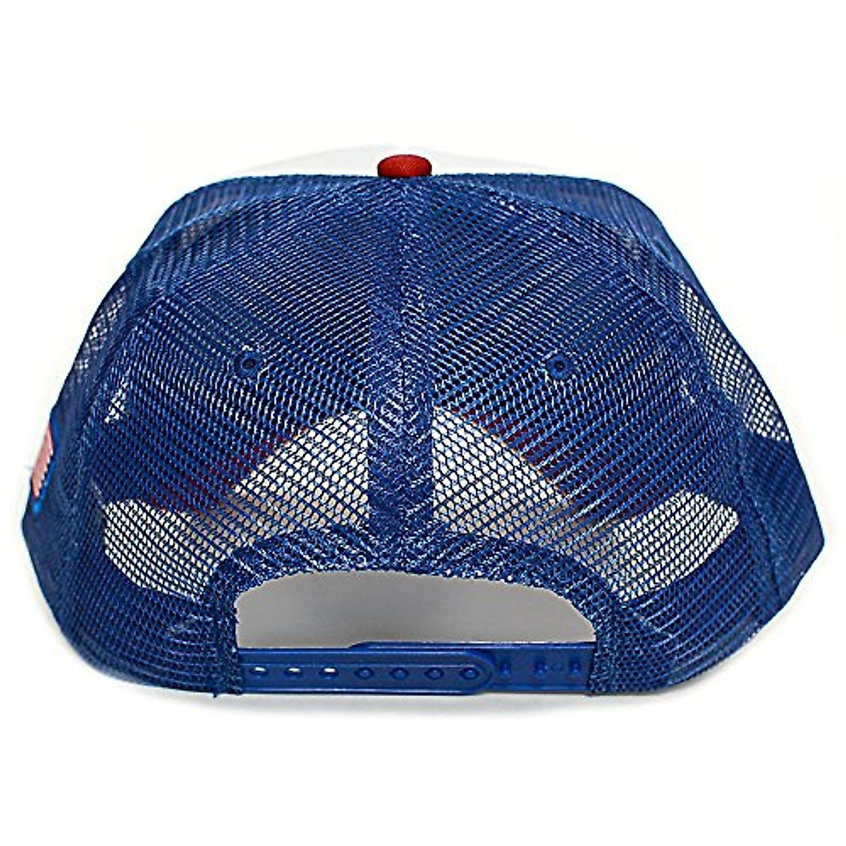 Back To Back World War Champs Eagle Unisex-Adult Trucker Hat -One-Size (Royal/Red)