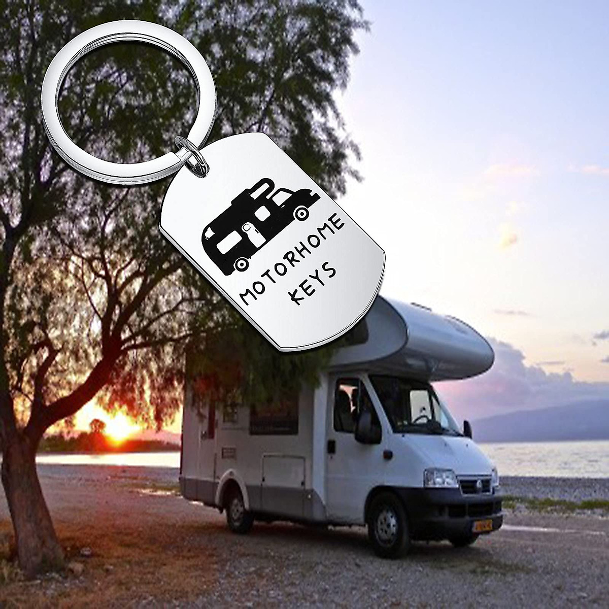 Lywjyb Birdgot Motorhome Gift Camping Gift Motorhome Keys Outdoor Adventure Gift for Happy Camper (Motorhome Keys)