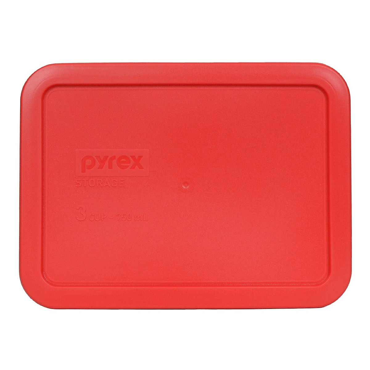 Pyrex (3) 7202-PC 1 Cup Red (3) 7200-PC 2 Cup Red (3) 7201-PC 4 Cup Red (3) 7210-PC 3 Cup Red Replacement Food Storage Lids Made in the USA