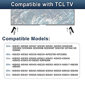 TV Stand Screws and Washers for TCL TV Stand Legs Screws Kit for 32S305 32S301 32S4610R 40S305 40S330 40FD5406 43S325 43S405 50S425 50S535 50S446 55S434 55S425 55S421 Universal TV Stand Screws