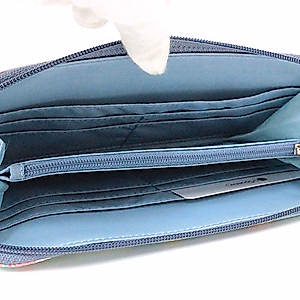 LeSportsac Plumeria Rainbow HAWAII EXCLUSIVE Lily Wallet, Style 6506/Color K879, Tropical Hawaiian Plumeria Flowers, Pastel Watercolors, ‘Hawaii’ on Pattern