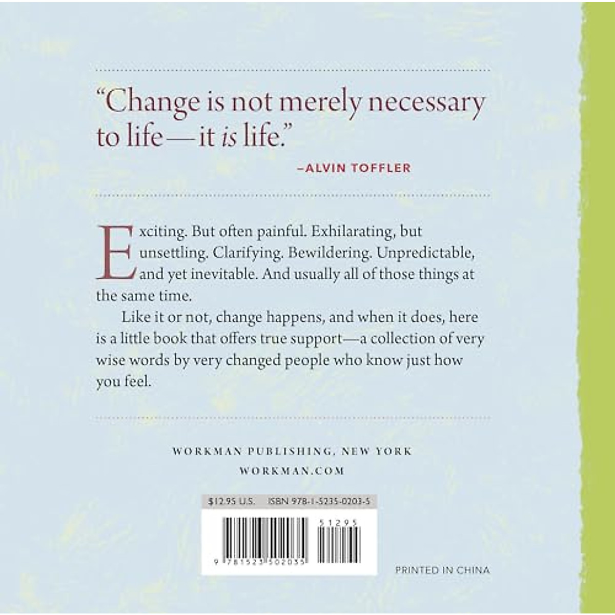Change Happens: A Compendium of Wisdom