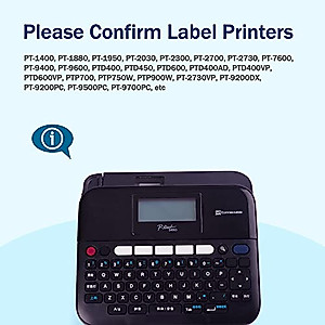 ISTAR Compatible Label Tape Replacement for Brother P-Touch TZe-241 TZe241 TZ-241 to use with Label Maker PTD400 PT-D450 PTD600 PTD400AD, 0.71 Inch (18mm) x 26.2 Feet (8m), Black on White, 4-Pack