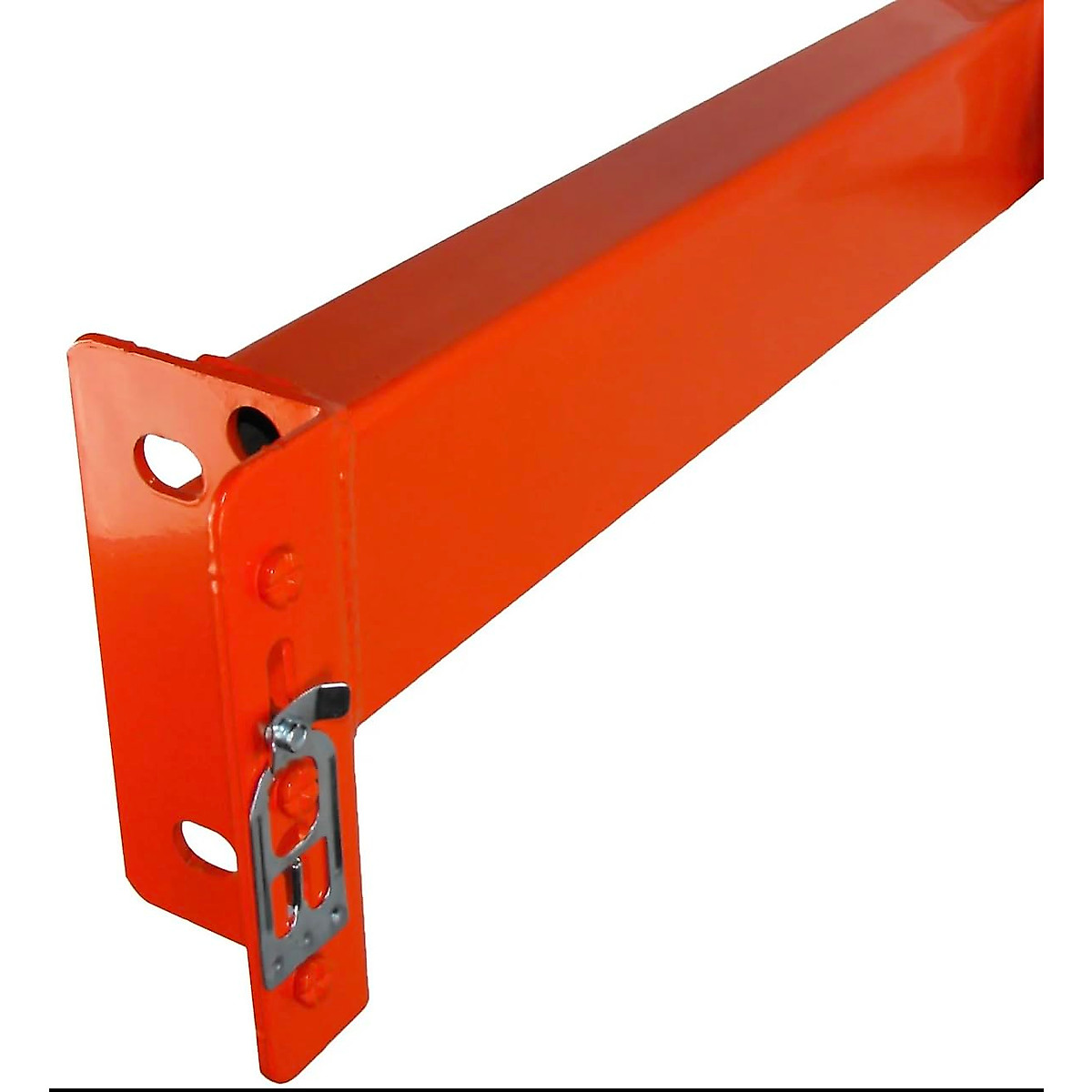 OCMH Inc - 4 ft. Pallet Rack Beam (Set of 2) - 4” H x 48” L - 6500 lb Capacity - Teardrop Style