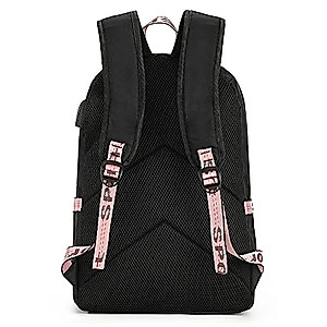 SPIRTUDE Spy x Family Backpack for School Anya Forger Bookbag Anime Backpacks with USB Charging Port, 17inch (B)