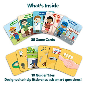 Skillmatics Card Game - Guess in 10 Junior Community Helpers for Boys, Girls, and Families Who Love Board Games and Educational Toys, Travel Friendly, Gifts for Ages 3, 4, 5, 6