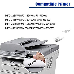 HOTCOLOR LC75/LC79/LC71 LC 75 LC 79 LC 71 (Black Cyan Magenta Yellow) x4 Ink Cartridges for Brother MFC-J430W MFC-J5910DW MFC-J625DW MFC-J6510DW Printer (16Pack)