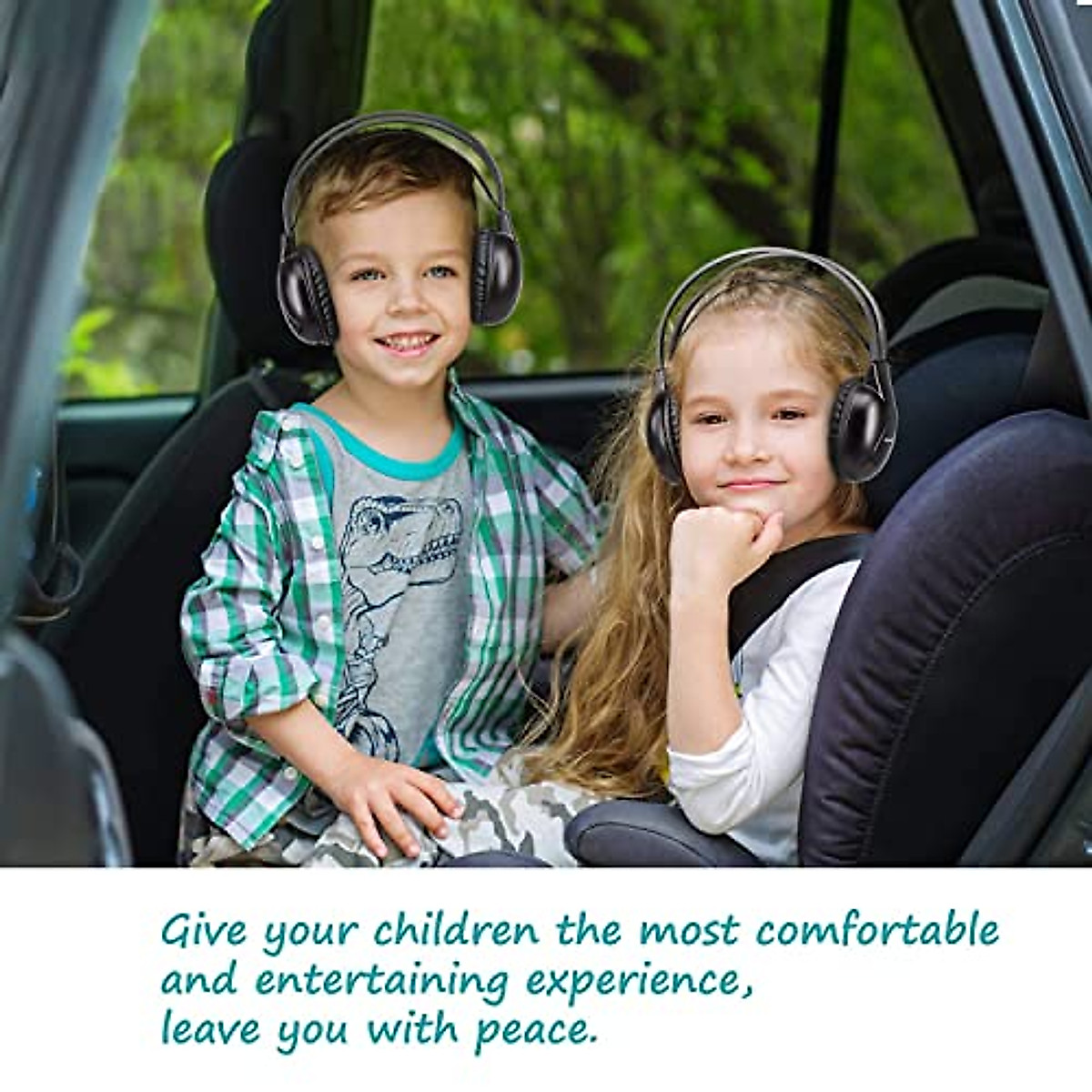 Joanbro Infrared Wireless Car Headphones for Town & Country, Sienna, Sequoia, Odyssey, Grand Caravan, Durango, Tahoe, Suburban, Yukon (XL), Acadia, Escalade, Pathfinder, Quest, Enclave, uConnect VES
