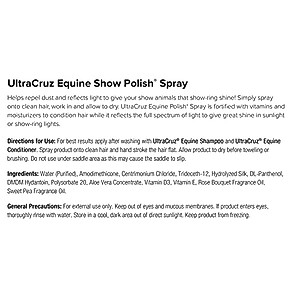 UltraCruz Equine Show Polish Spray for Horses, 16 oz