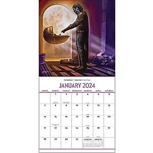 THE MANDALORIAN by Thomas Kinkade Studios 2024 Wall Calendar