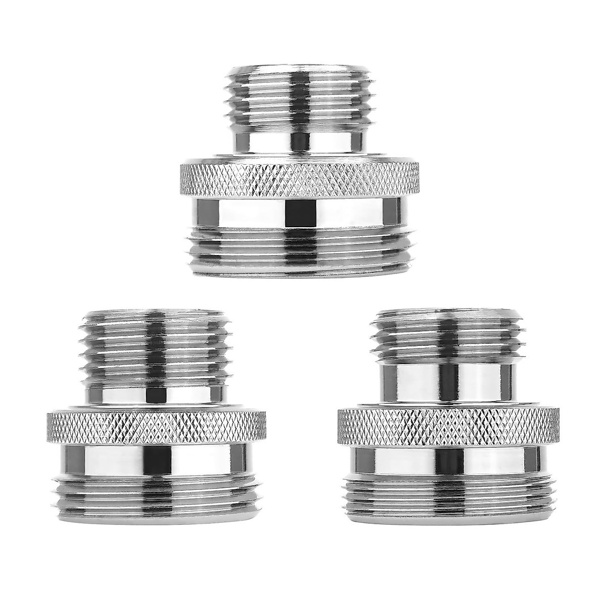 3 PCS Ball End Shower Head Swivel Ball Adapter Set,Old Style Heads to 1/2-Inch Male Pipe Thread