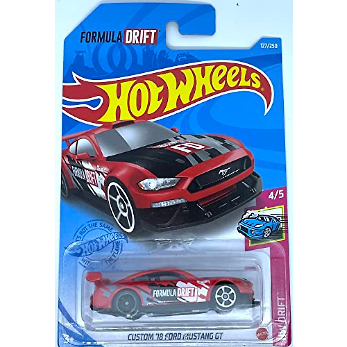Hot Wheels - Custom '18 Ford Mustang GT - Red - HW Drift