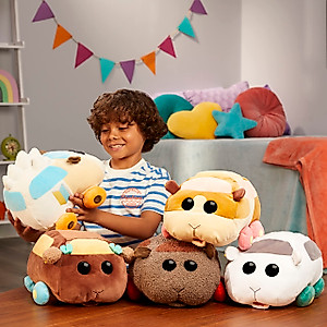 MGA Entertainment Pui Pui Molcar 11-Inch Shiromo, Ultrasoft Stuffed Animal Medium Plush Toy, Gift for Kids Girls Boys Collectors Ages 3 4 5 6 7+