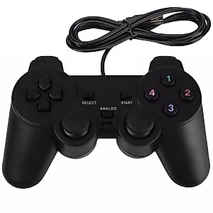 USB Wired Game Controller for Windows PC/Raspberry Pi Remote Controller Gamepad Gaming Joystick Dual Vibration Joypad for Laptop Desktop Computer(Windows 11/10/8/7) & Steam/Roblox/RetroPie/RecalBox