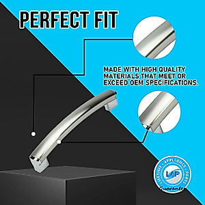 UPGRADED Lifetime Appliance Parts WB15X10278 Microwave Oven Door Handle Compatible with General Electric (GE) Microwave