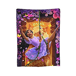 Abyx Fleece Blanket Throw Cute Lightweight Super Soft Cozy Sofa Bed Blankets Microfiber Throws for All Seasons 50''x40'' (ERSFV58-{id})