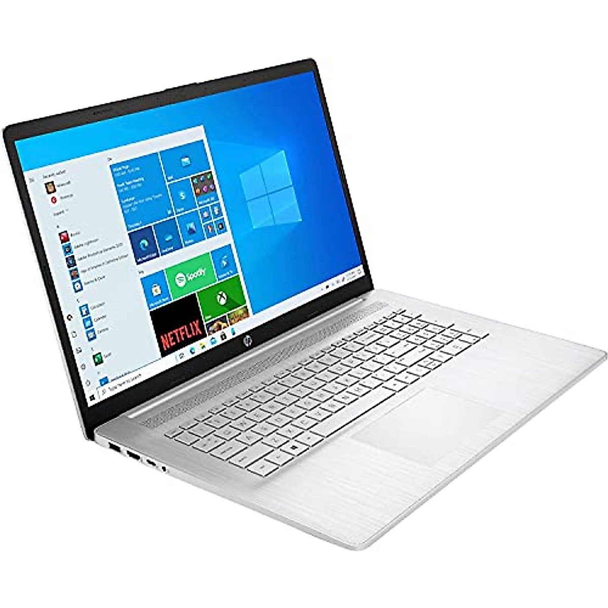 HP Pavilion 17 Laptop, 17.3" HD+ Anti-Glare Screen, AMD Athlon Gold 3150U Processor, 32 GB RAM,1TB PCIe NVMe SSD, Long Battery Life, Webcam, Mics, WiFi, Windows 11 Home, Silver