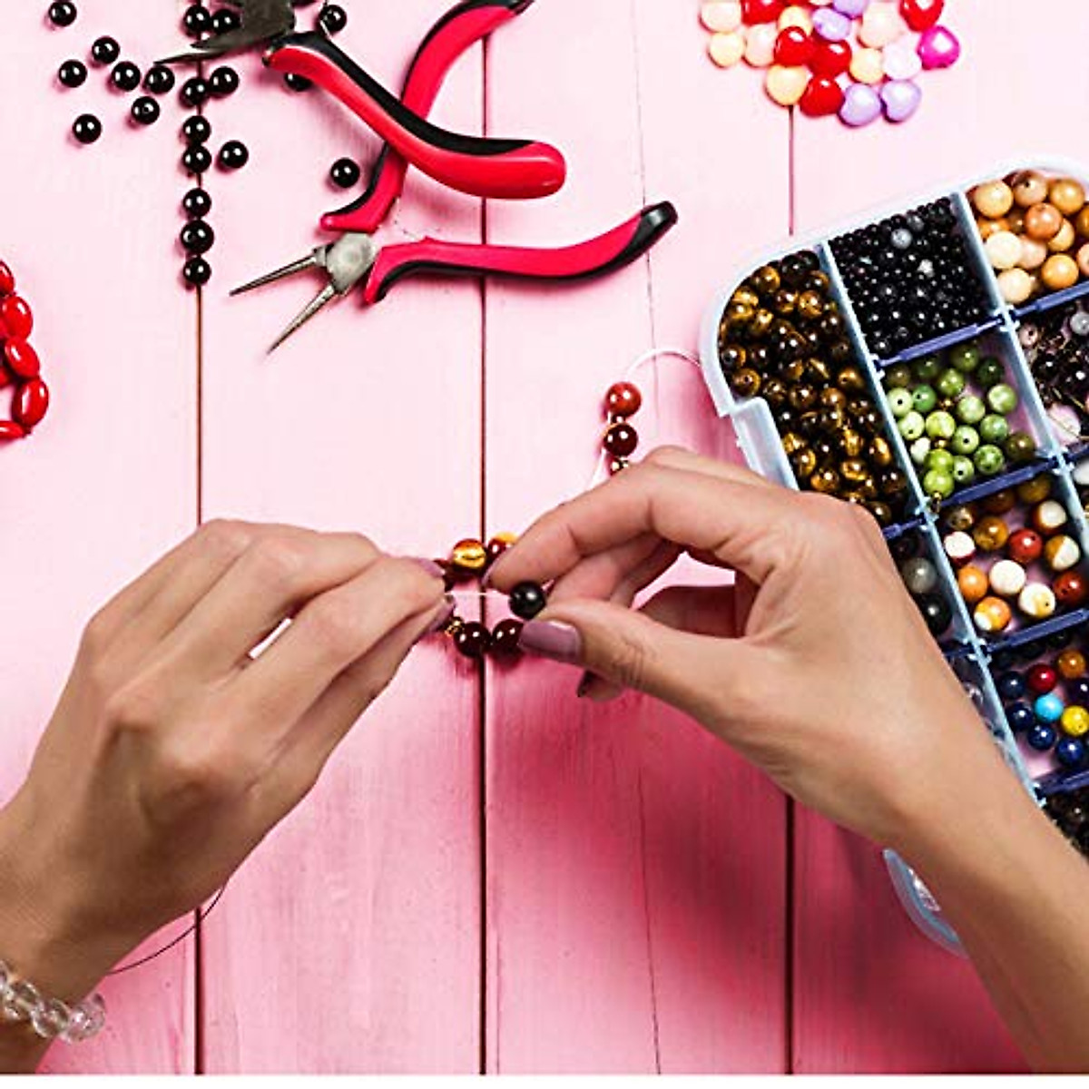 Triple Protection Bracelet - For Protection - Bring Luck And Prosperity - Hematite - Black Obsidian - Tiger Eye - Stone Bracelet