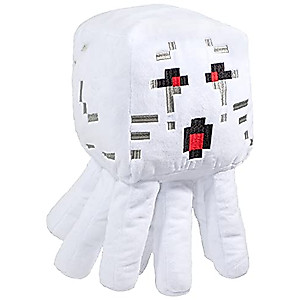 Jay Franco Minecraft Ghast Plush Stuffed Pillow Buddy - Super Soft Polyester Microfiber, 15 inches (Official Minecraft Product)