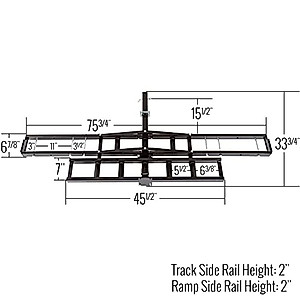 Black Widow Steel Motorcycle Carrier (Folding) - 500 lb. Capacity