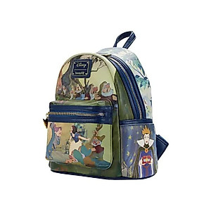 Loungefly Disney Snow White Scenes Womens Double Strap Shoulder Bag Purse