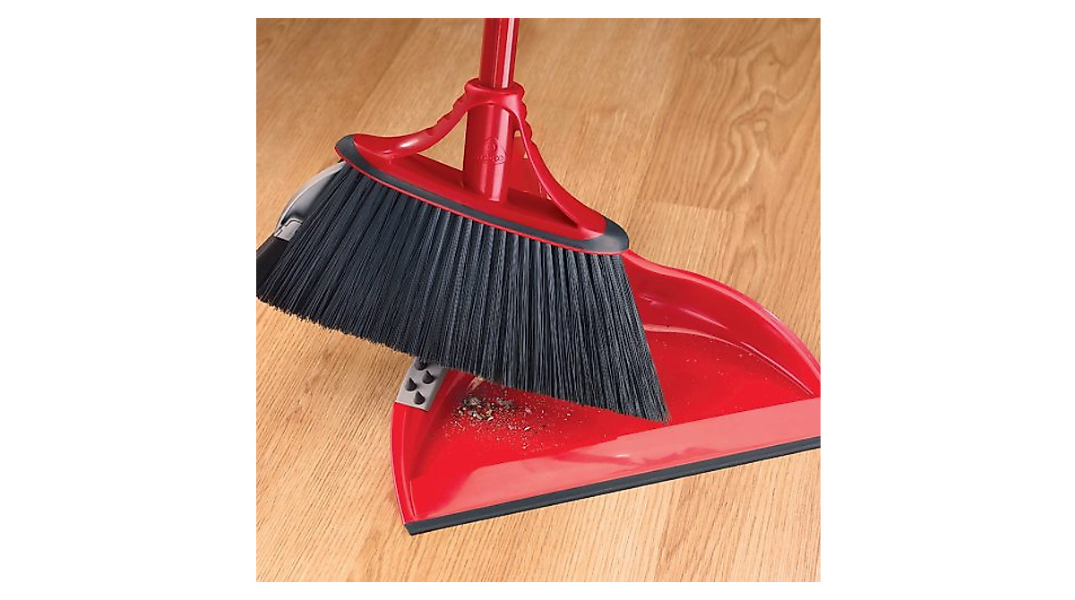 O-Cedar Anti-Static Dustpan & Broom - Clean Effortlessly