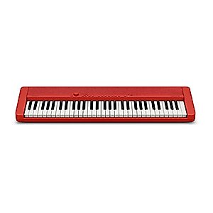 Casio Casiotone CT-S1RD 61-Key Portable Keyboard (Red)