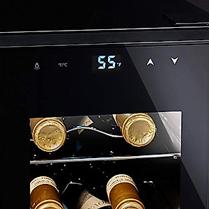 Wine Enthusiast 6 Bottle Countertop Wine Cooler - Mini Fridge for Kitchen - Beverage Refrigerator