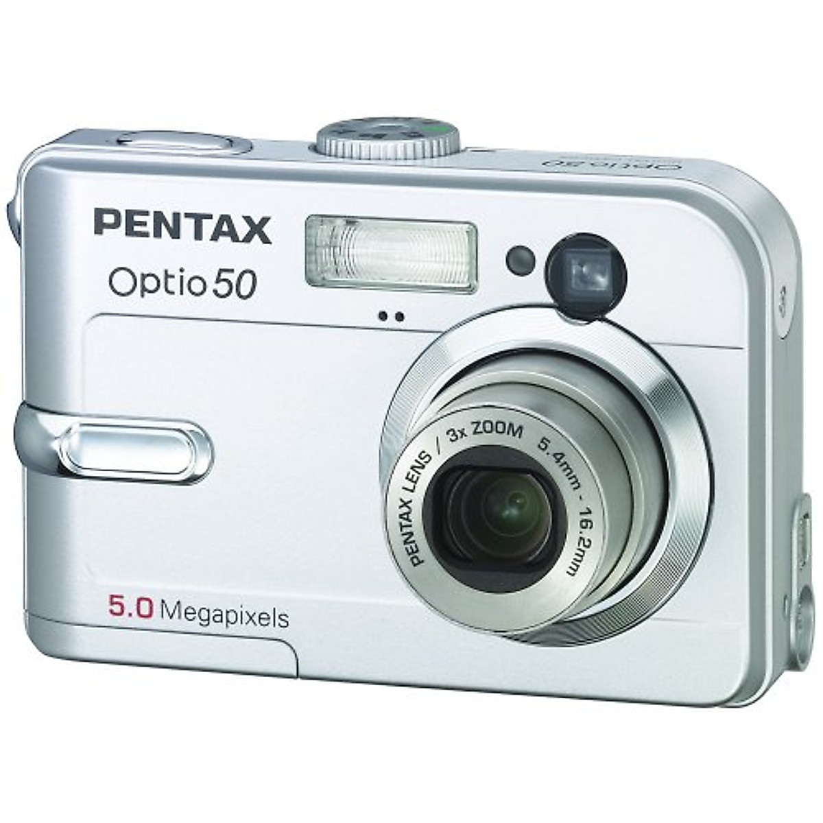 Pentax Optio 50 5MP Digital Camera with 3x Optical Zoom