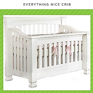 Full-Size Conversion Kit Bed Rails for Baby's Dream & Cocoon Cribs | Multiple Finishes Available (Snowdrift)