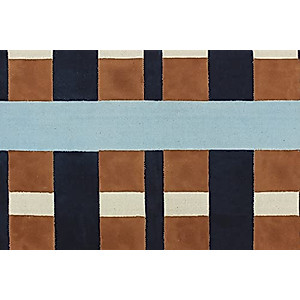 Casavani Hand Block Printed Cotton Dhurrie Geometric Black & Multicolor Area Dhurrie Best Uses For Home/Office 4x6 Feet Rugs for Bedroom,Living Room,Kids Room,Bathroom,Kitchen,Porch 6x12 Feet Runner